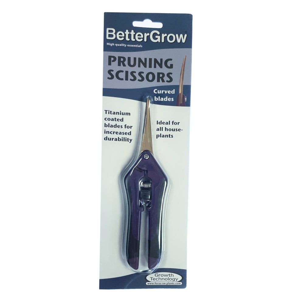Bettergrow Pruning Scissors (Curved Blade) & & Houseplant UK